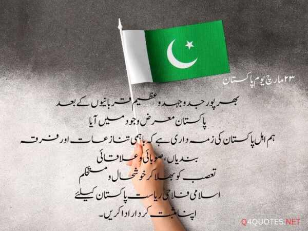 20+ Incredible Pakistan Resolution Day Quotes in Urdu to Commemorate ...